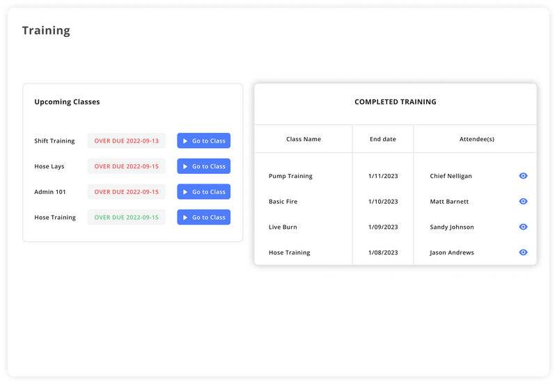 First Due | Training